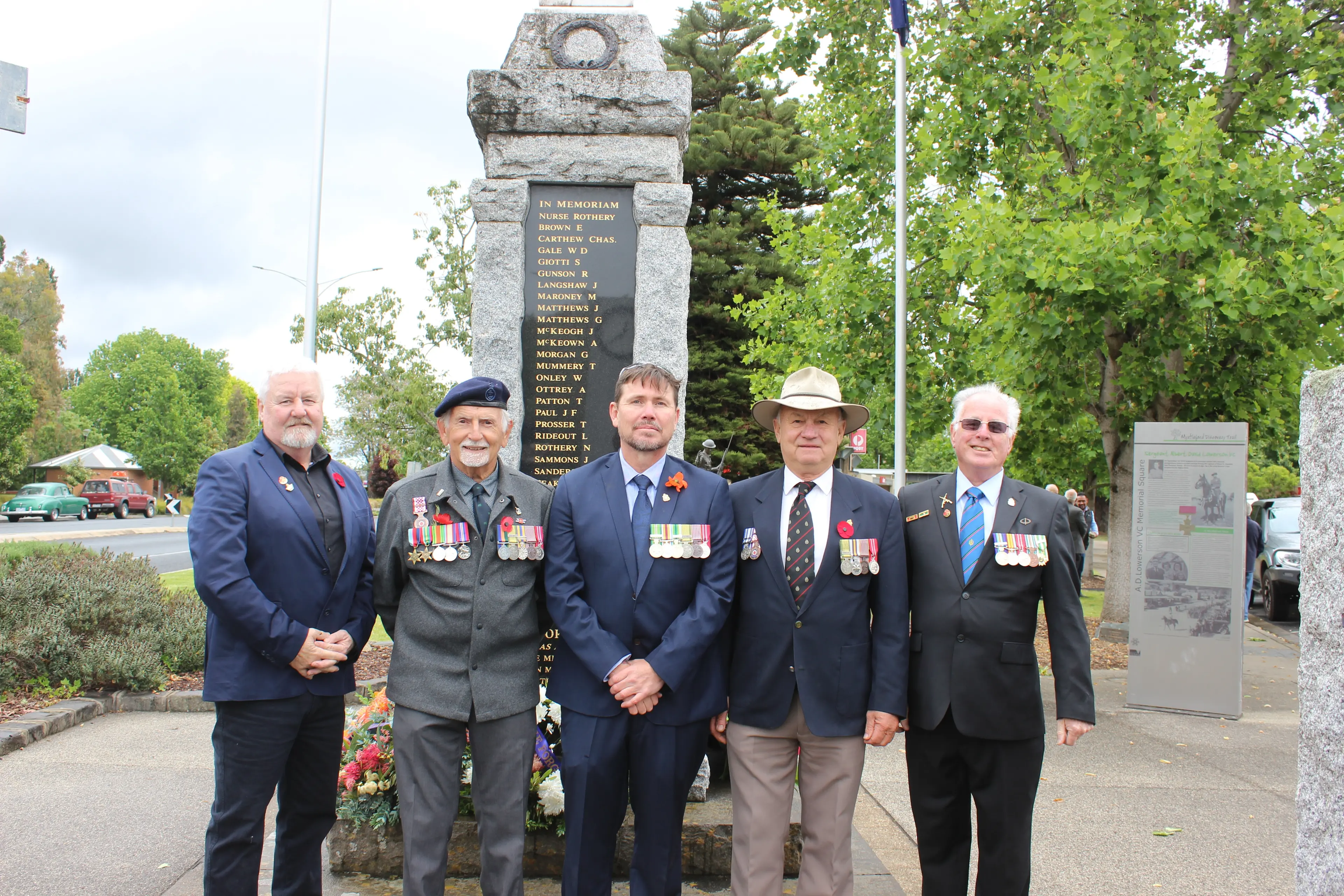 Myrtleford pauses for Remembrance Day